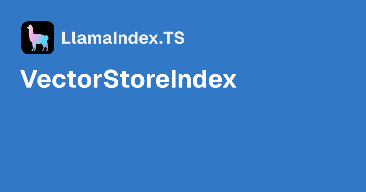 Vectorstoreindex